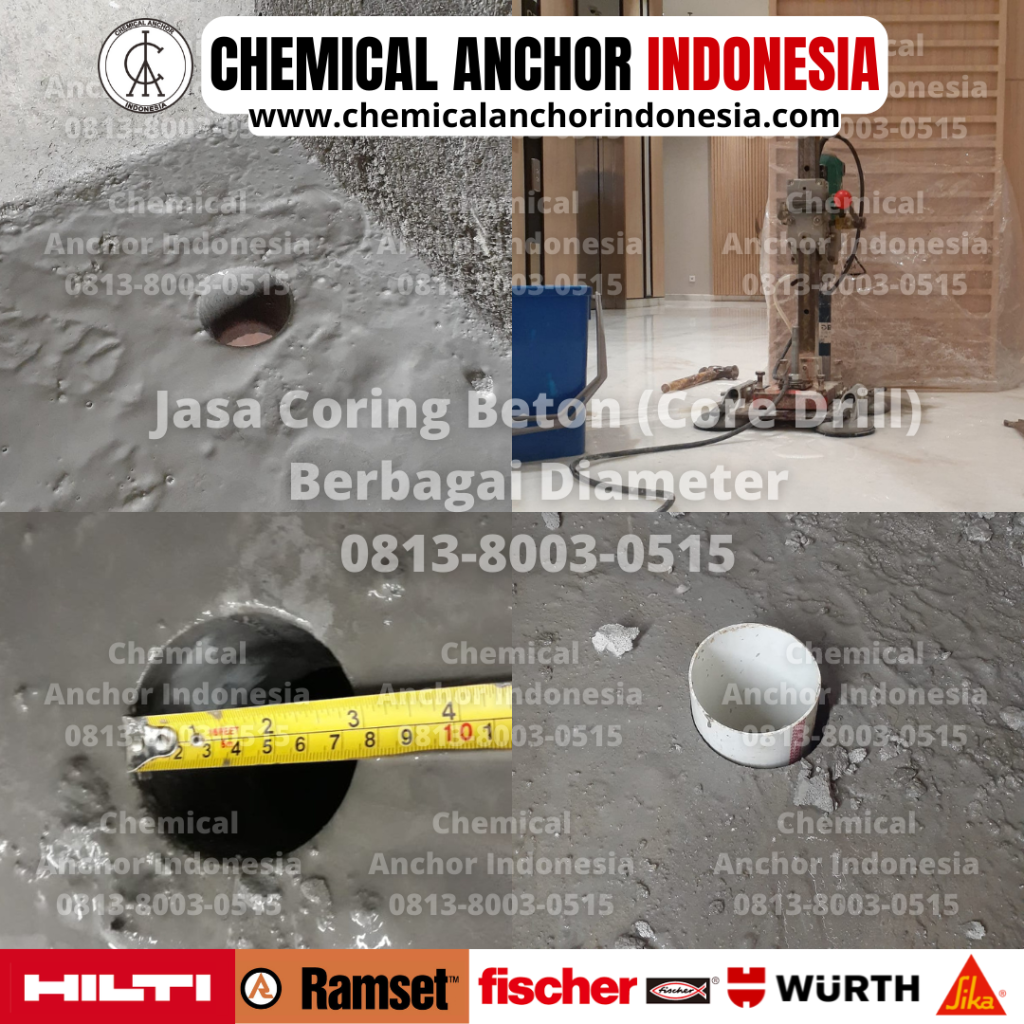 Harga Jasa Coring Beton Terbaru - Chemical Anchor Indonesia